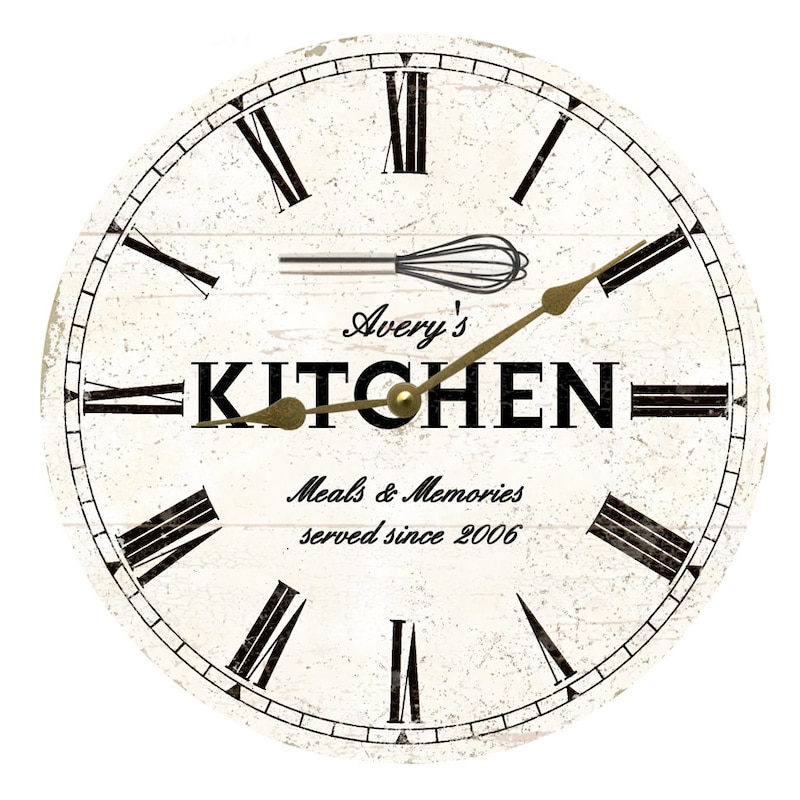 Kitchen Wall Clock - Etsy