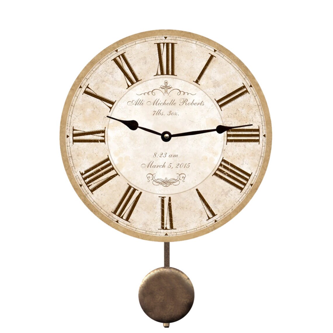 Baby Clock Newborn Baby Clock - Etsy