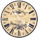 Blue French Toile Clock - Etsy