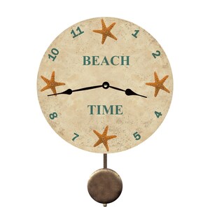 Personalized Starfish Clock - Etsy