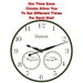 Time Zone Clock Customized 3 Time Zone Wall Clock - Etsy