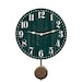 Dark Teal Clock Teal Wall Clock Deep Teal Wall Clock - Etsy