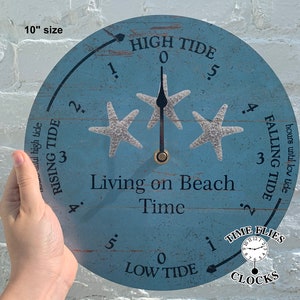 Starfish Tide Clock- Personalized Tide Clock - Etsy