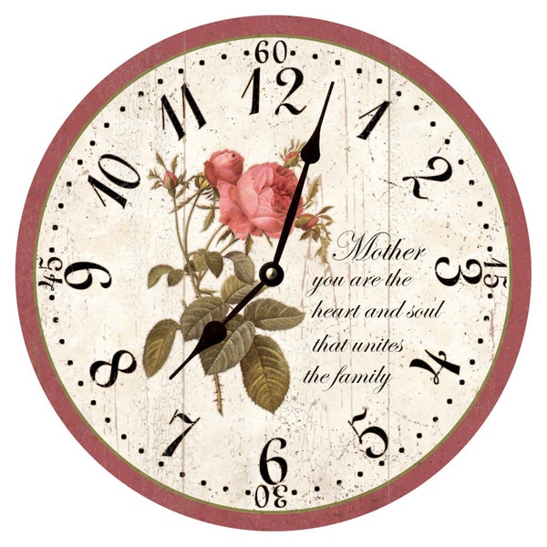 Rose Anniversary Clock - Etsy