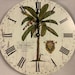 Palm Tree Clock - Etsy