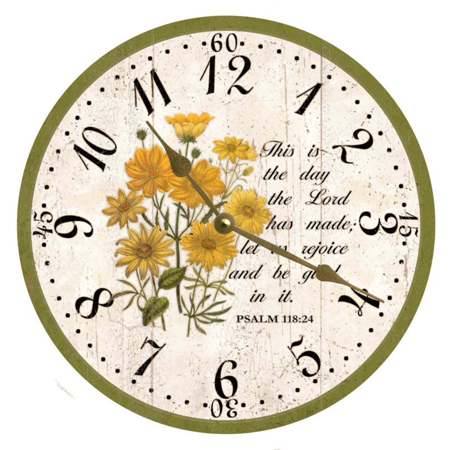 Christian Clock- This is the Day the Lord Has Made Clock - Etsy