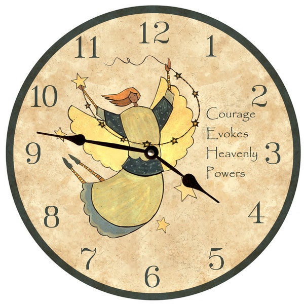 Angel Clock - Etsy