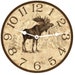 Rustic Moose Clock - Etsy