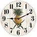 Rustic Pineapple Clock - Etsy