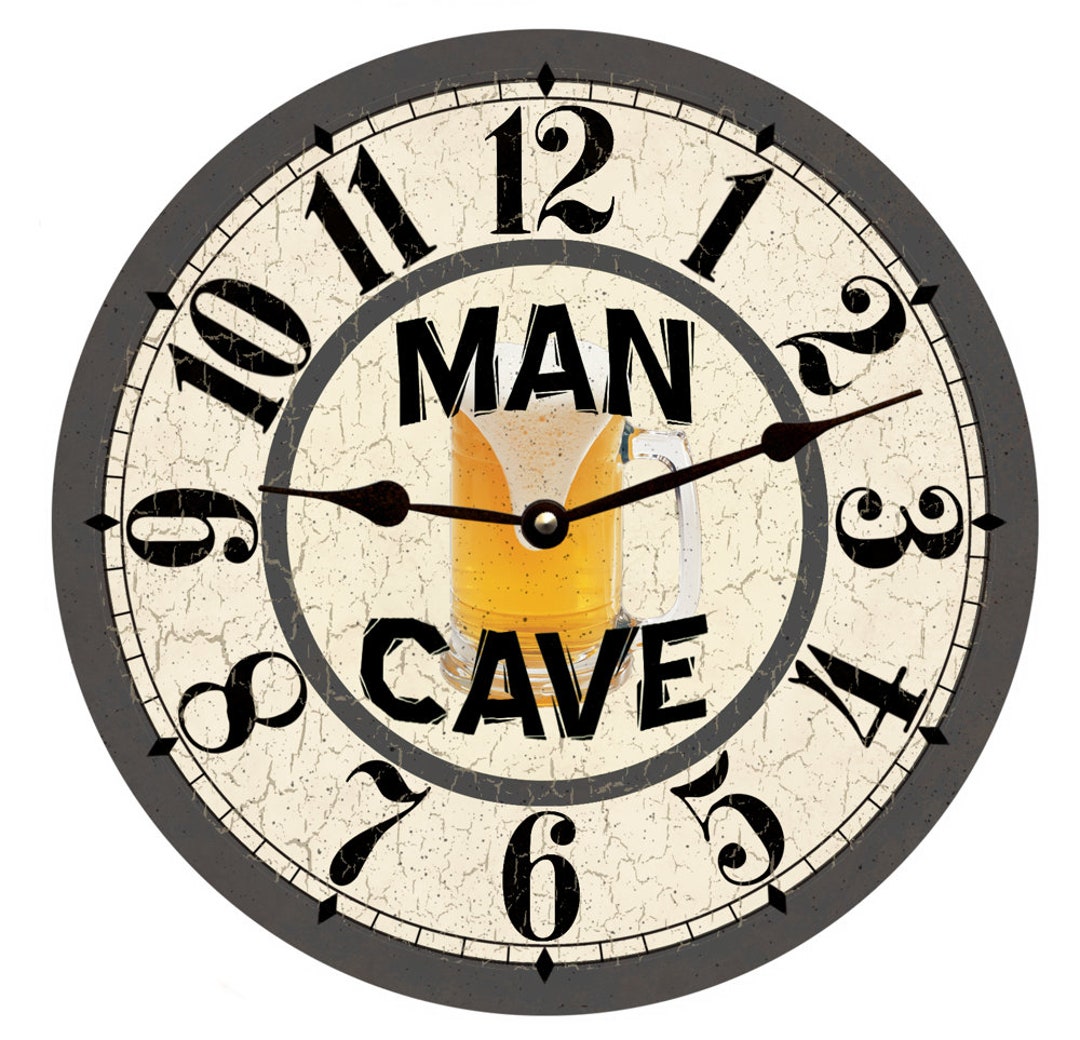 Beer Clock for Man Caves and Bars - Etsy