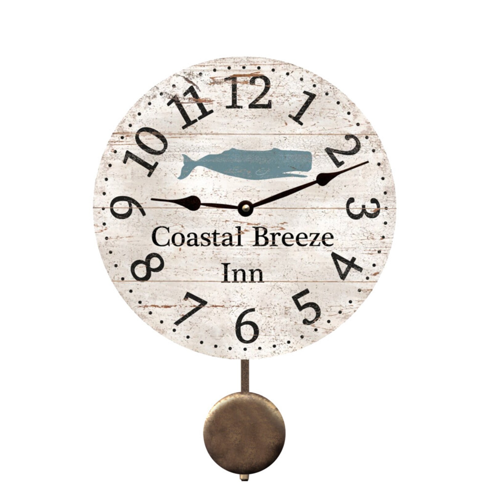Personalized Whale Clock Beach Themed Clock | Etsy