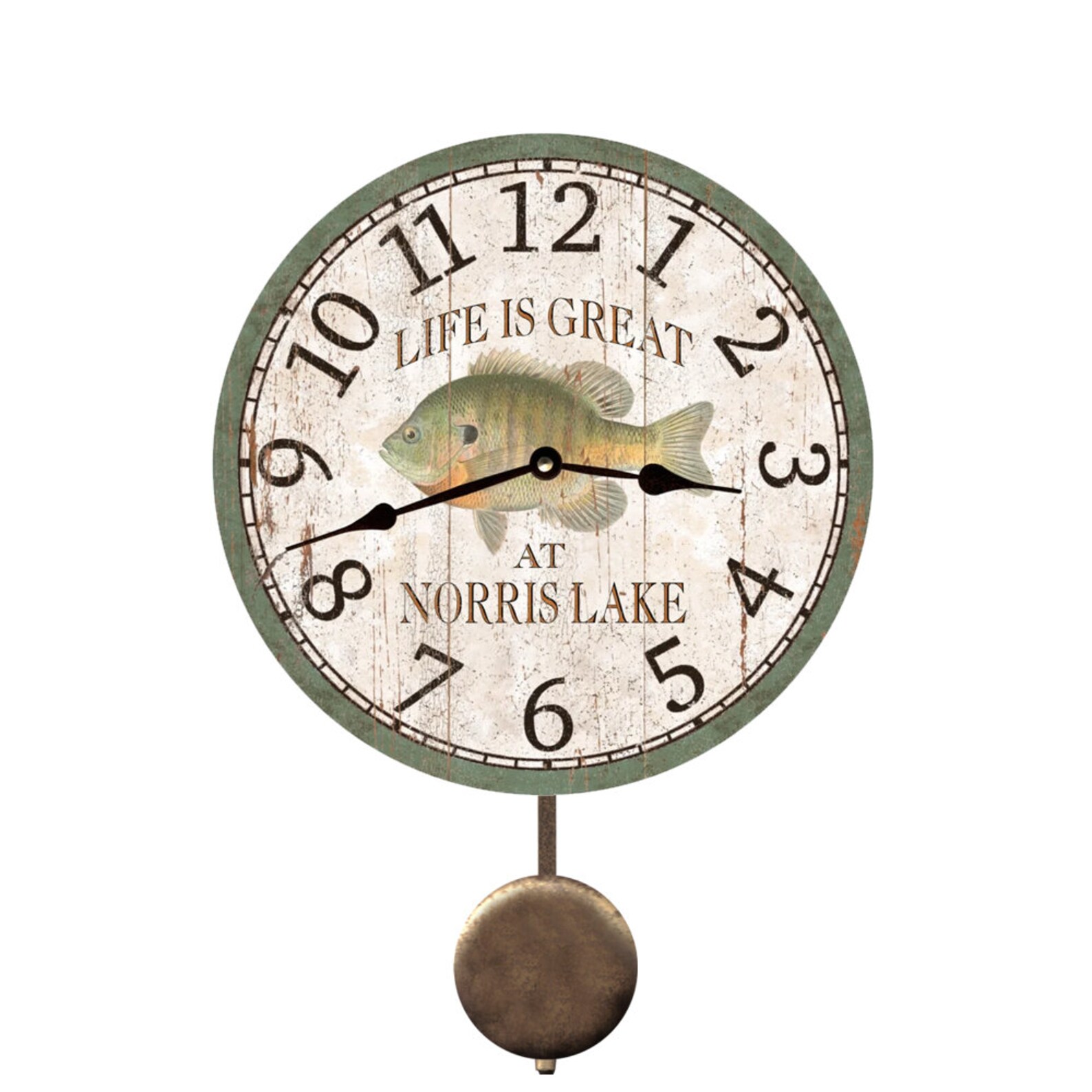 Personalized Bluegill Clock Fishing Clock - Etsy