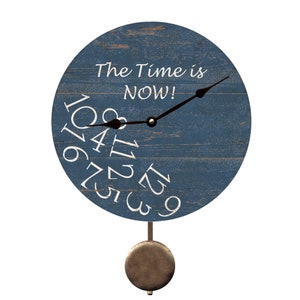 Personalized Whatever Clock- the Time is Now Clock - Etsy