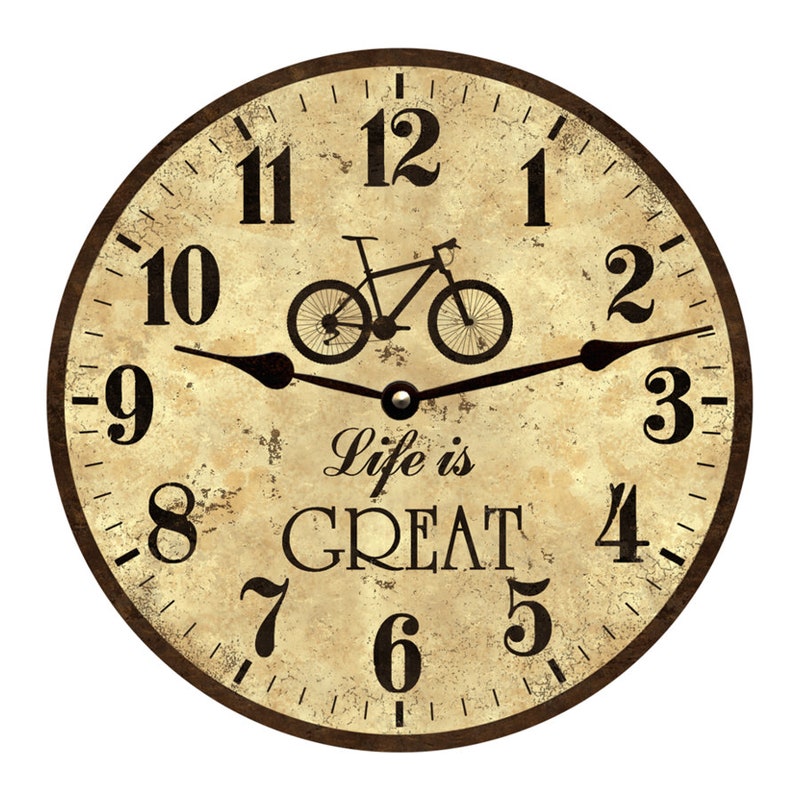 Bicycle Wall Clock - Etsy
