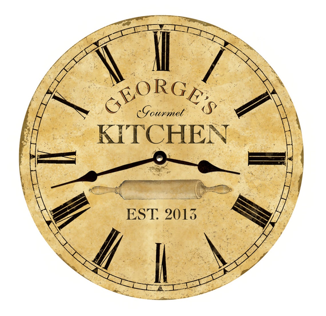 Kitchen Clock Personalized Kitchen Clock - Etsy
