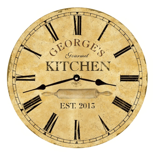 Kitchen Clock - Etsy