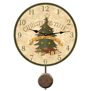 Christmas Time Clock - Etsy