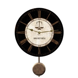 Law Clock- Lawyer Clock - Etsy