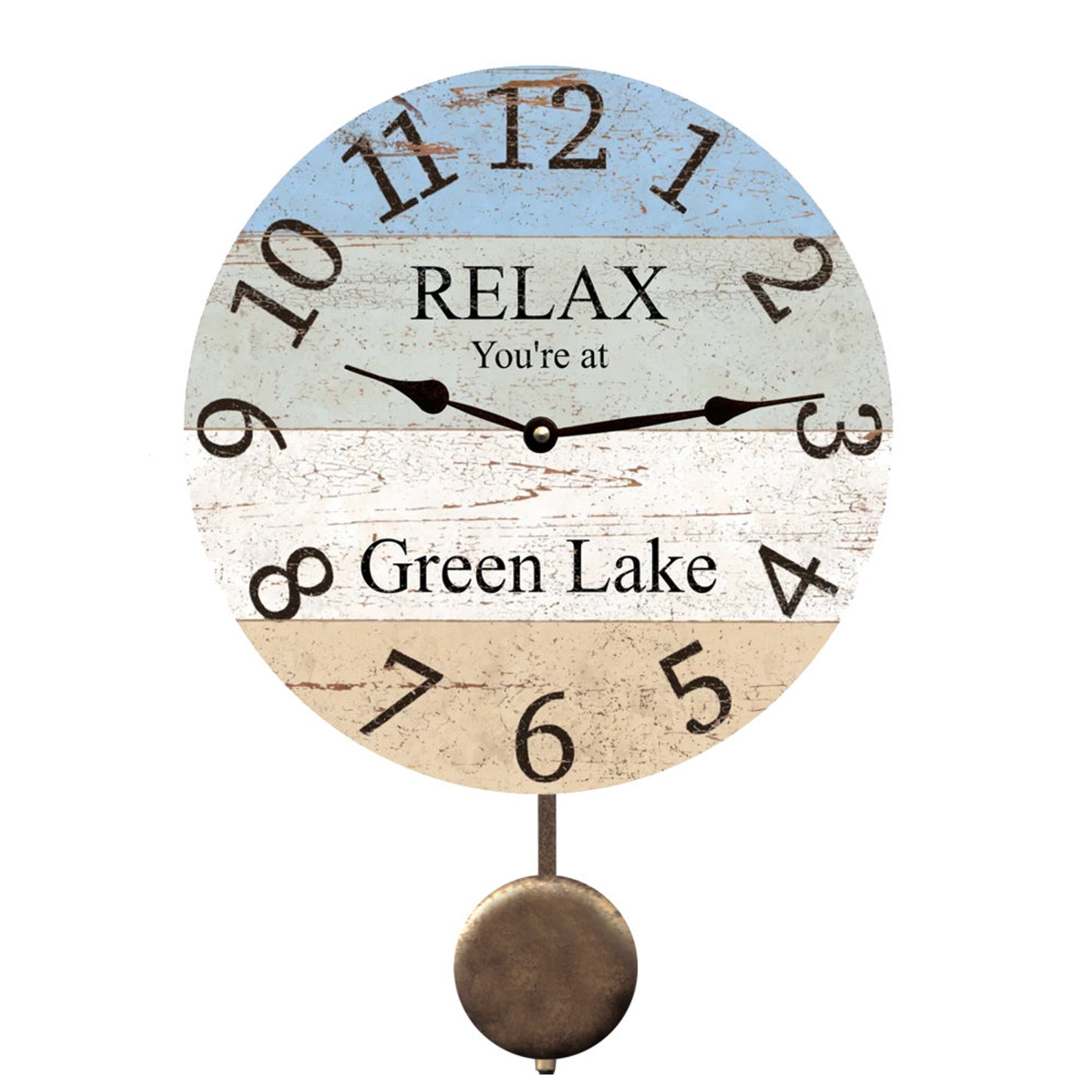 Cottage Clock Personalized Cottage Clock - Etsy