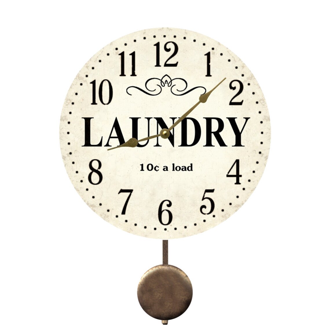 Laundry Clock Laundry Room Clock - Etsy