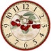 Cherry Clock- Cherry Wall Clock - Etsy