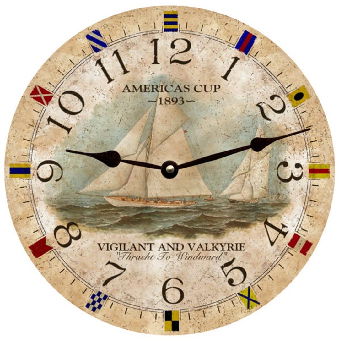 Nautical Ship Wall Clock - Etsy