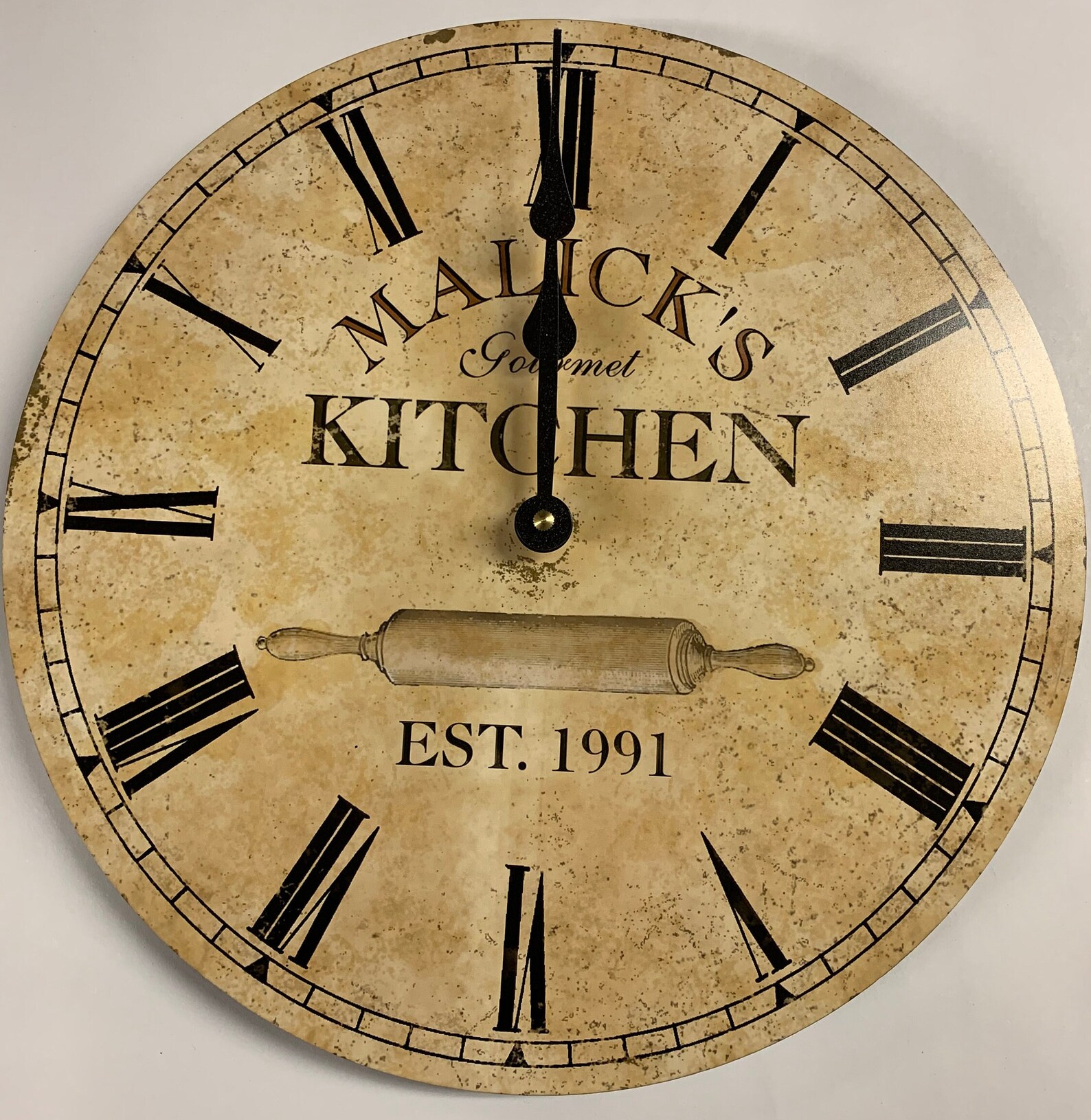 Kitchen Clock Personalized Kitchen Clock - Etsy
