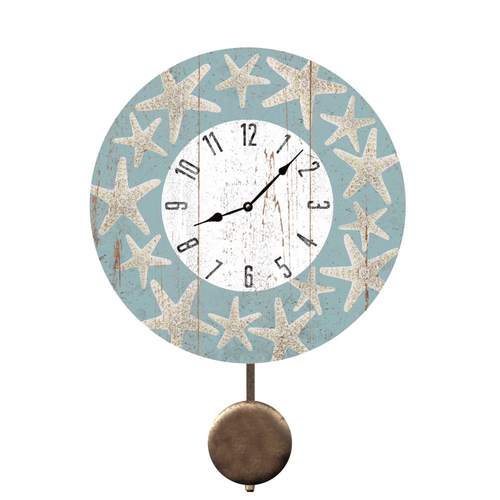Starfish Clock- Starfish Beach Clock - Etsy