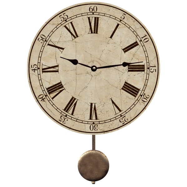 Antique Pendulum Wall Clock - Etsy