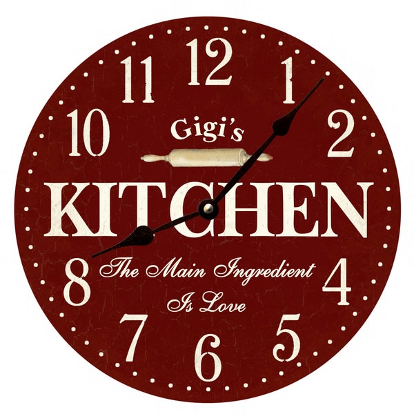 Kitchen Clock - Etsy