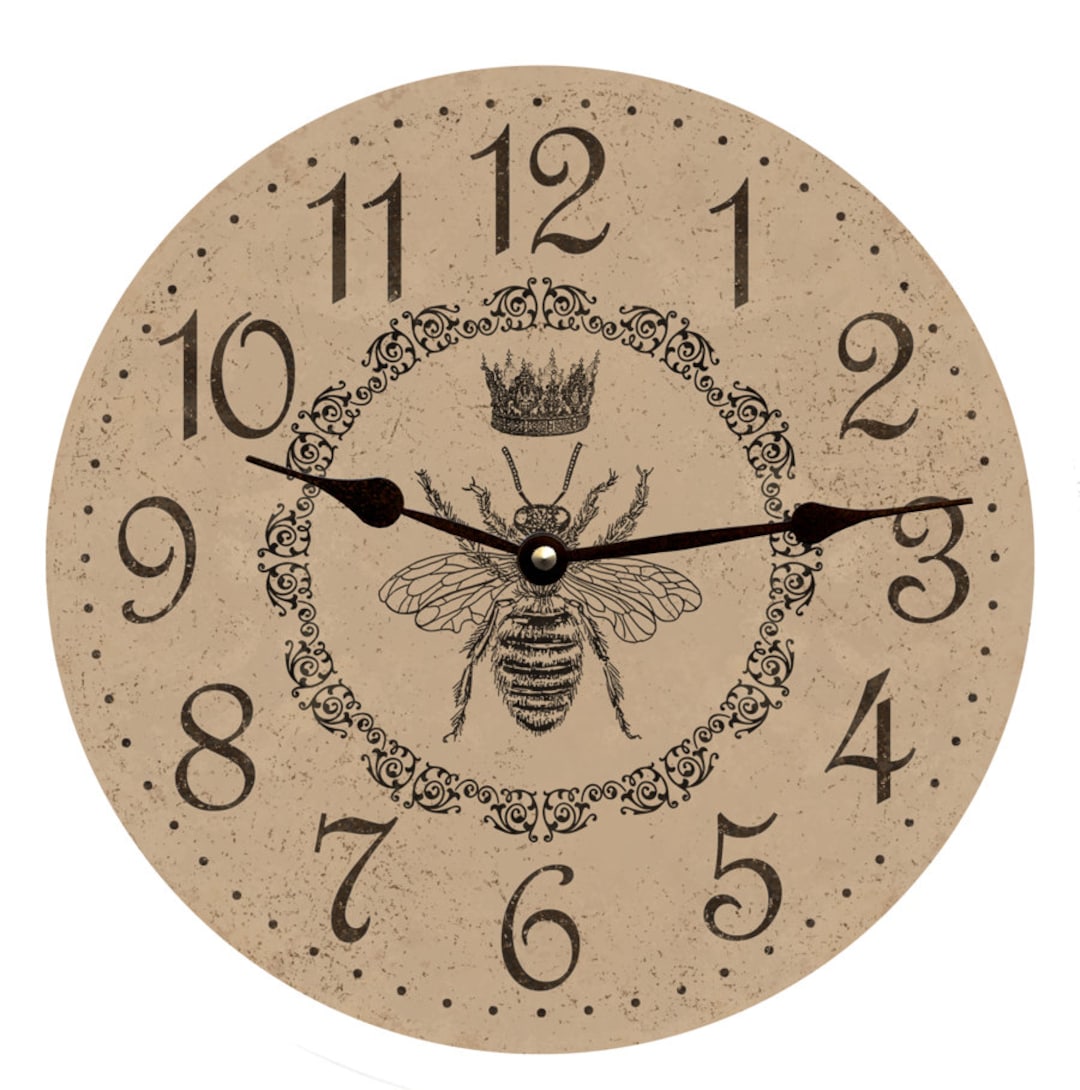 Queen Bee Clock- Honeybee Clock - Etsy