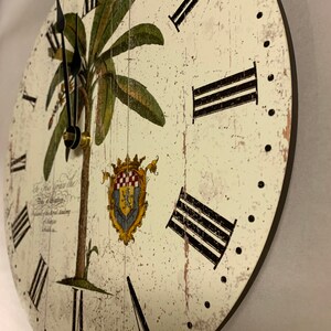 Palm Tree Clock - Etsy