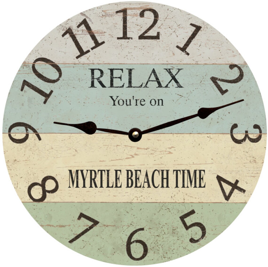 Personalized Coastal Clock - Etsy