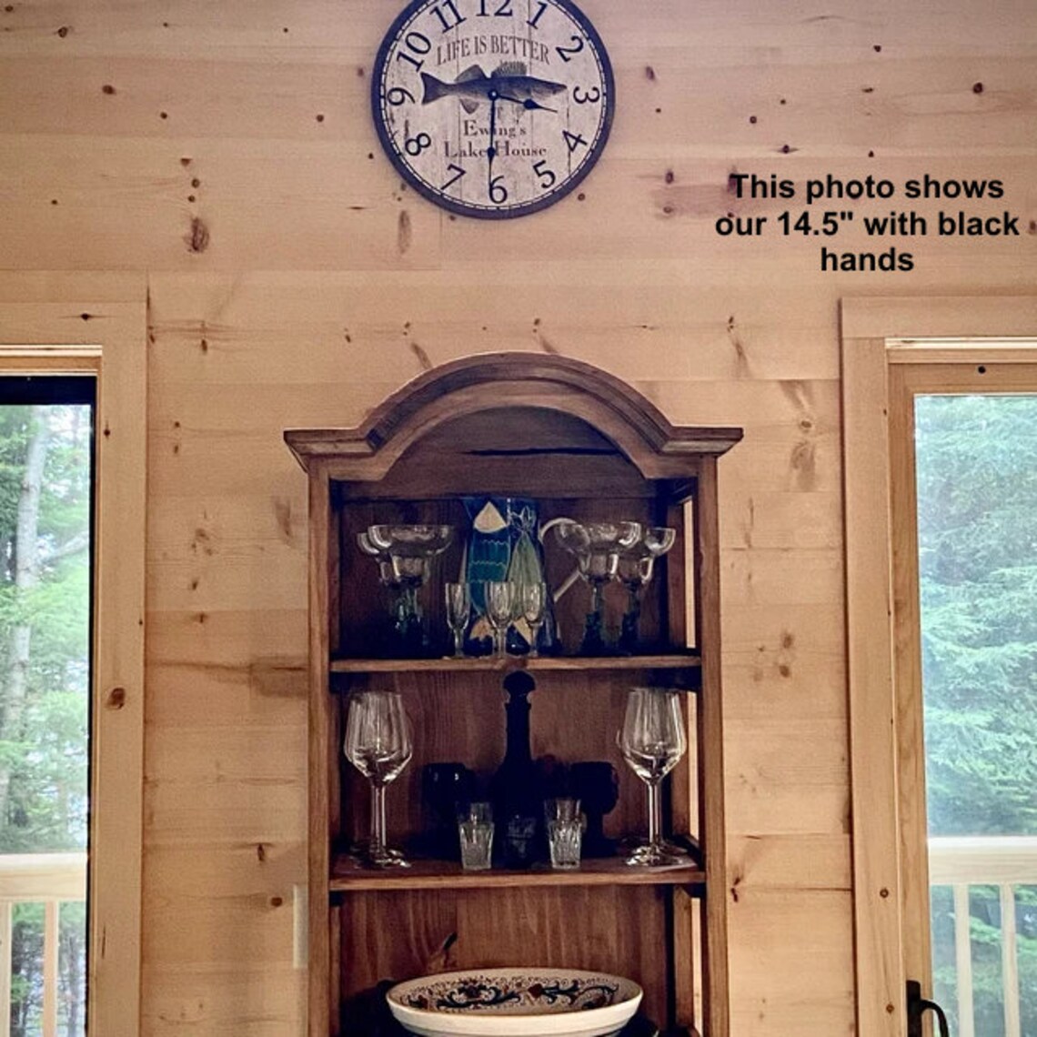 Walleye Clock- Personalized Walleye Clock - Etsy