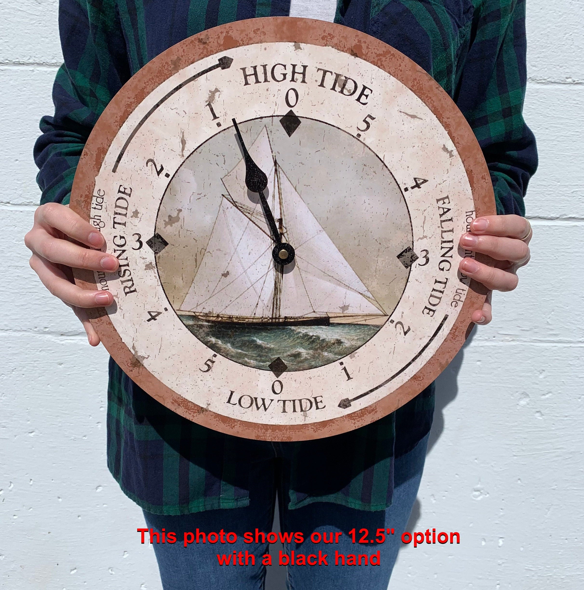 Tidal Clock- Sailboat Tide Clock - Etsy