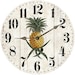 Rustic Pineapple Clock - Etsy