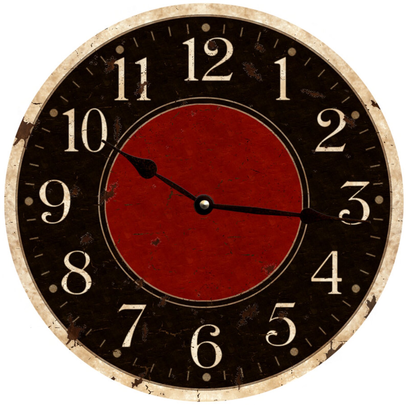 Rustic Wall Clock - Etsy