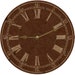 Vintage Style Brown Clock – Handmade Rustic Decor - Etsy