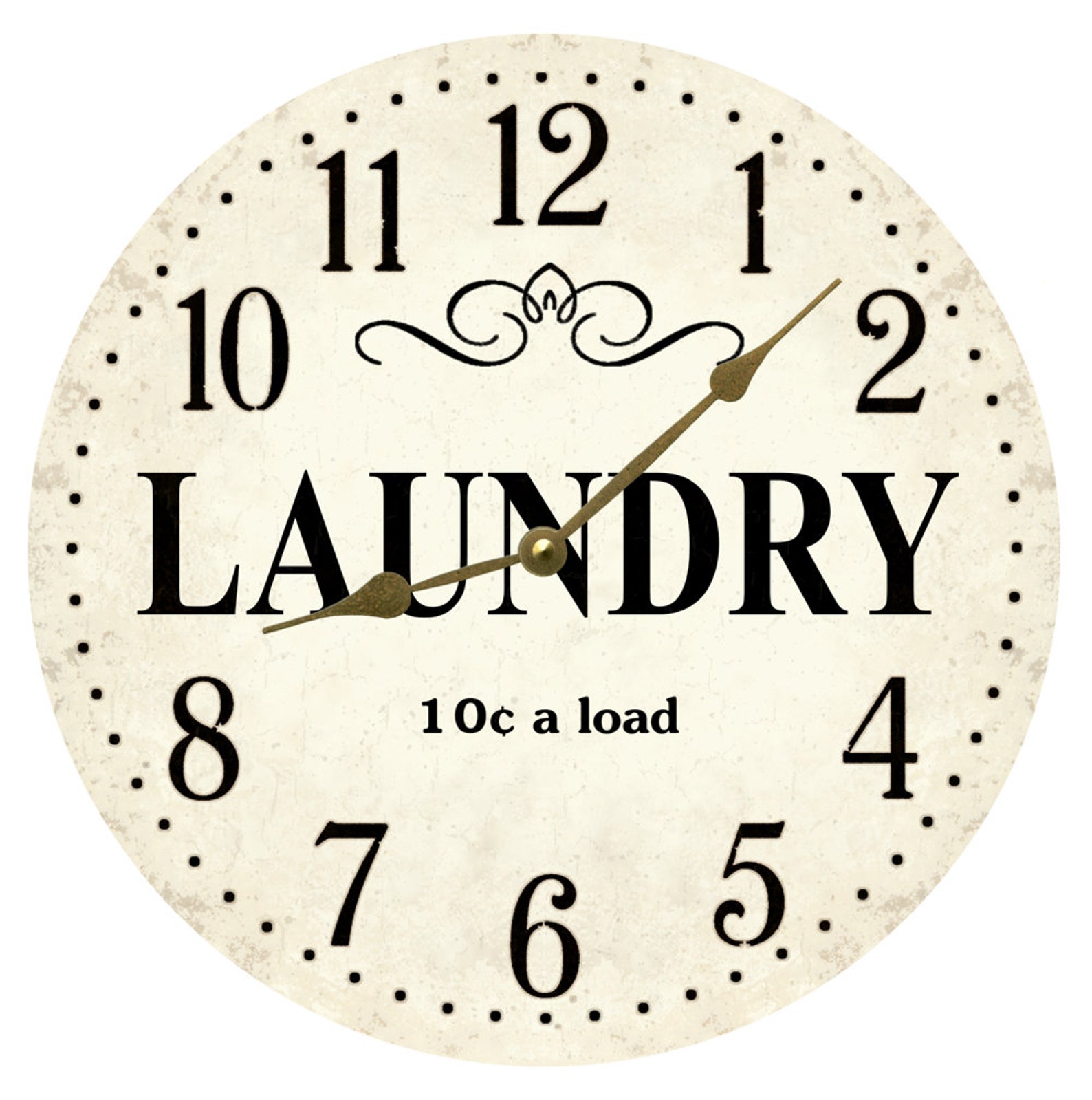 Laundry Clock Laundry Room Clock - Etsy