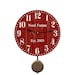 Personalized Deep Red Clock Deep Red Clock - Etsy