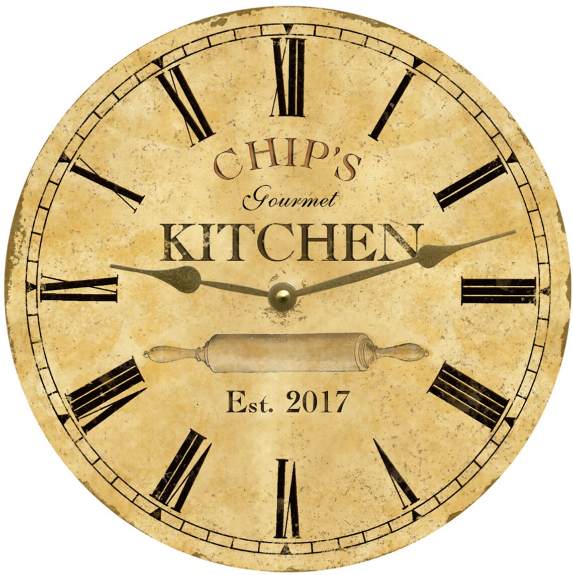 Kitchen Clock- Personalized Kitchen Clock - Etsy