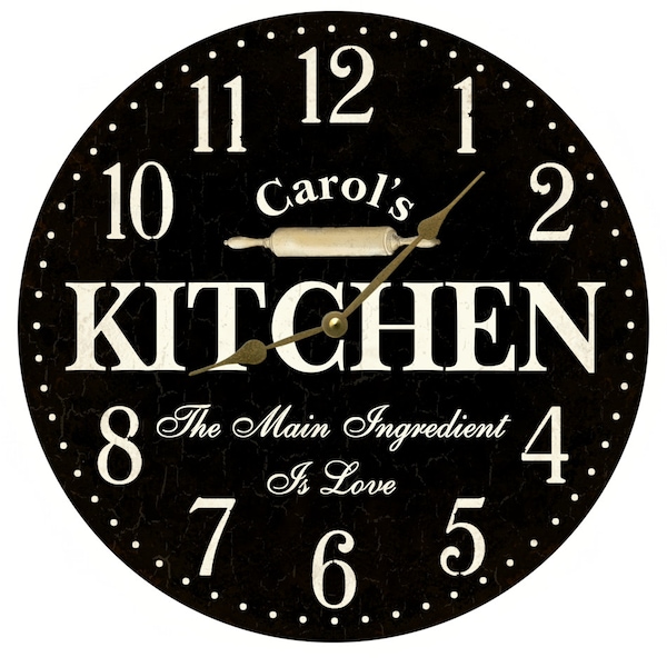 Kitchen Wall Clock - Etsy