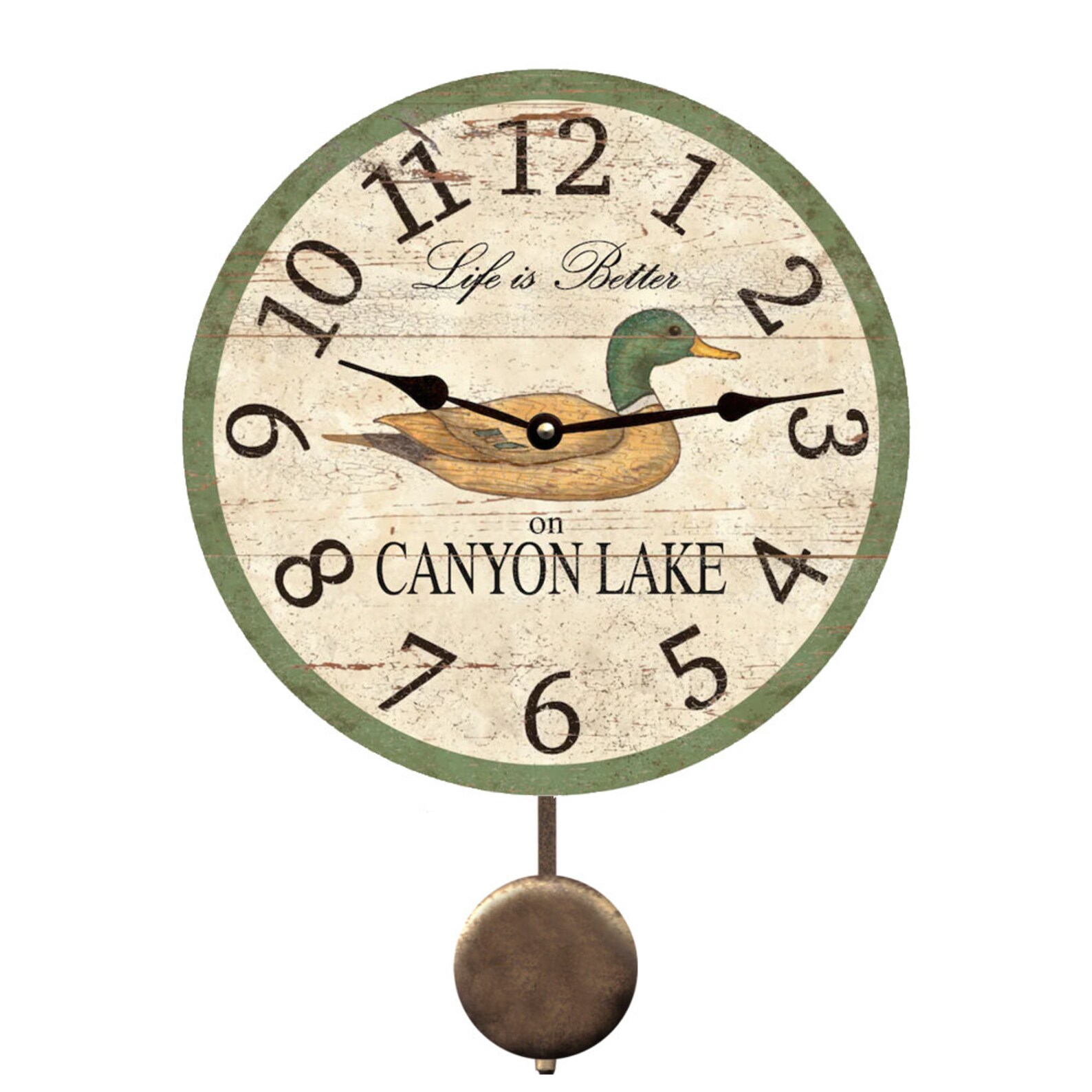 Duck Clock Personalized Duck Clock | Etsy