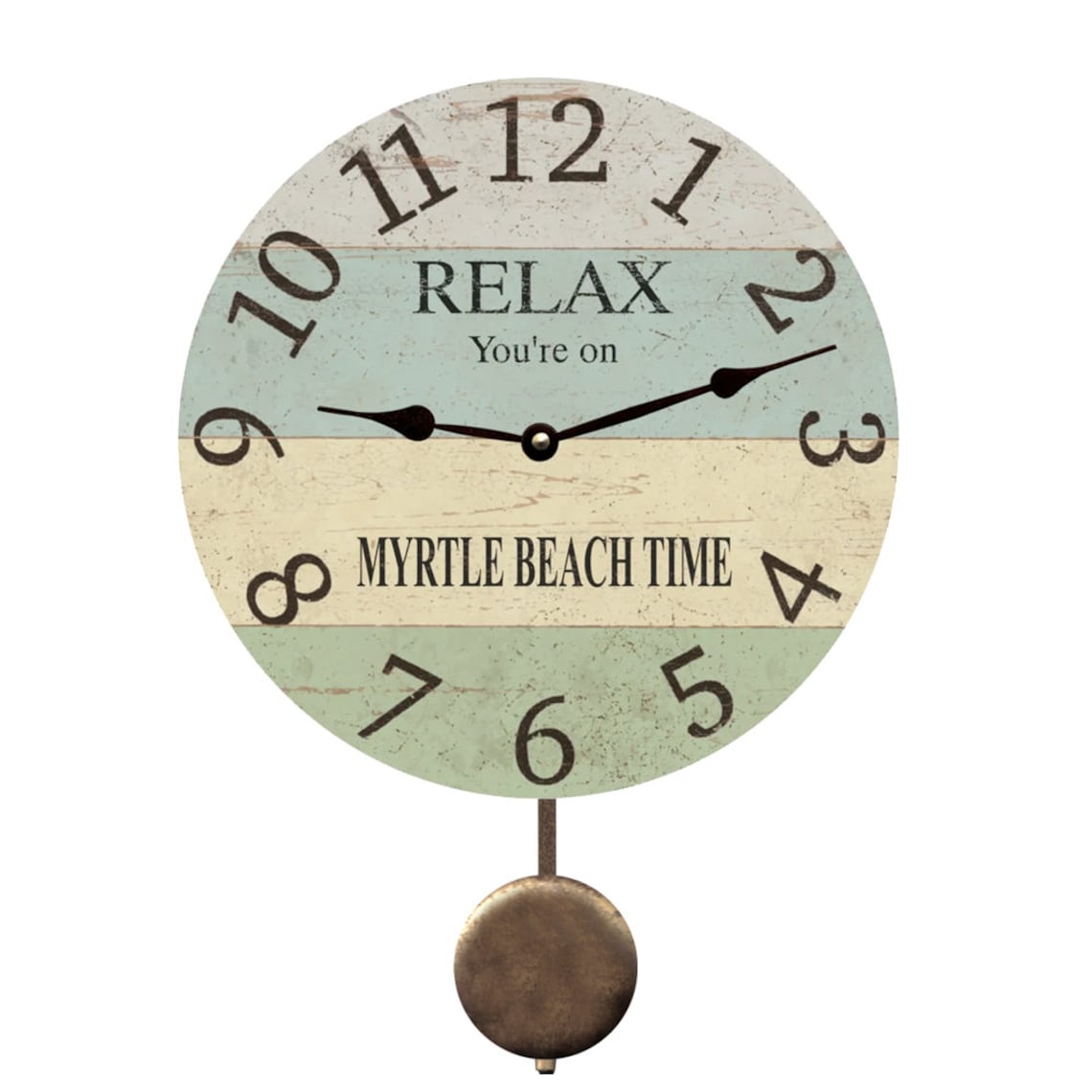 Personalized Coastal Clock - Etsy