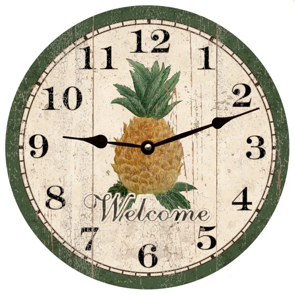 Pineapple Clock - Etsy