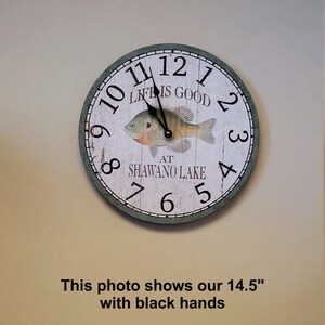 Personalized Bluegill Clock- Fishing Clock - Etsy