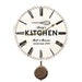 Personalized White Kitchen Clock Kitchen Pendulum Clock - Etsy