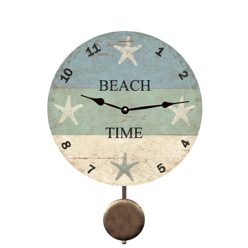 Starfish Beach Time Clock - Etsy