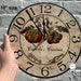 Personalized Italian Kitchen Clock - Etsy