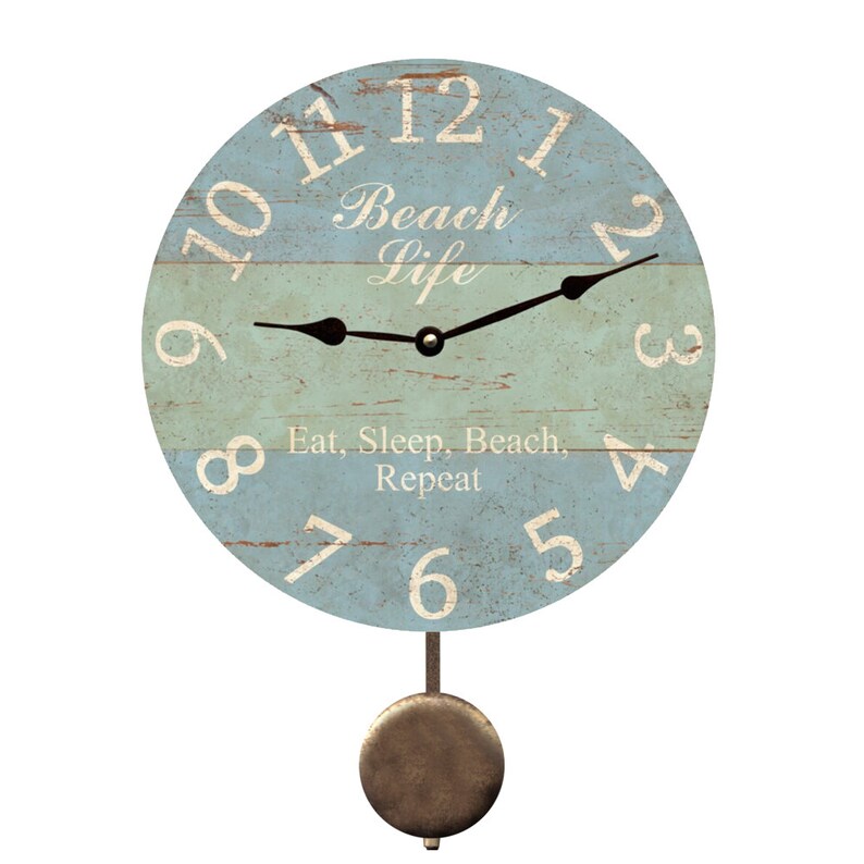 Beach Life Clock - Etsy